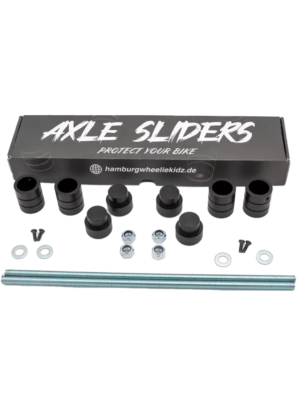 Supermoto Stunt Parts - Left-Hand-Brakes, Wheeliebars, & Pegs | HWK